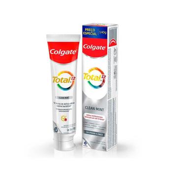 Creme Dental Colgate Total 12 Clean Mint 140g Embalagem com 12 Unidades ...