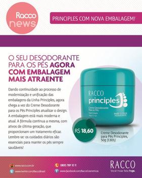 Creme Desodorante para os Pés Principles Racco, 50g - Desodorante para Pés - Magazine Luiza