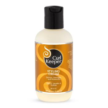 Creme modelador de cabelo Curl Keeper 90 ml para cabelos encaracolados sem frizz - Kit de ...