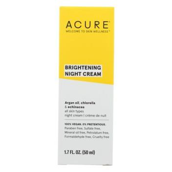 Creme Noturno Acure 1,7 Oz (Pack com 2) - Kit de Tratamento para o ...