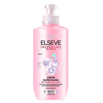 Creme Para Pentear Elseve Glycolic Gloss 250ml - Desembaraçante ...