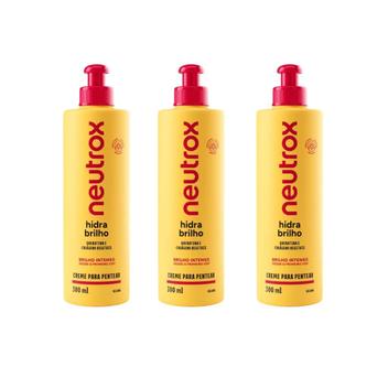 Creme Para Pentear Neutrox Classico 300ml - Kit C/3un - Desembaraçante ...