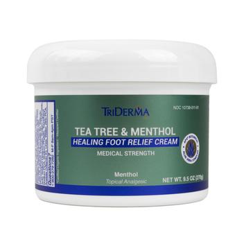 Creme para pés TriDerma Tea Tree Oil para pés secos e rachados 280 ml ...