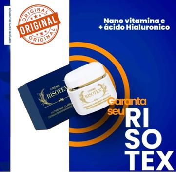 Creme Risotex Antissinais , Clareador e Hidratante Original 40g - Outros Beleza e Perfumaria ...
