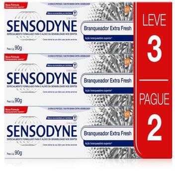 Creme Sensodyne Branq. Extra Fresh 90G L3P2 - Gsk/Consumo - Creme e Gel ...