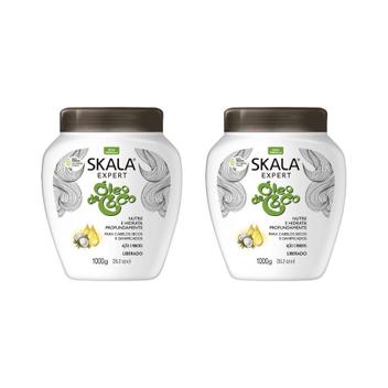 Creme Skala 1Kg Oleo Coco-Kit C/2Un - Máscara Capilar - Magazine Luiza