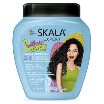 Creme Skala Expert 2 em 1 Mais Cachos Força e Hidratação 1kg - Máscara ...