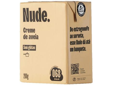 Creme Vegetal À Base de Aveia sem Glúten Nude 200g - Comida Vegana / Comida Vegetariana ...
