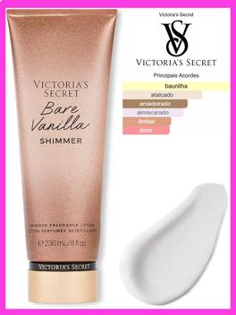 Creme Victorias Secret Bare Vanilla Shimmer Hidratante Corporal 236ml Original - Victoria's ...