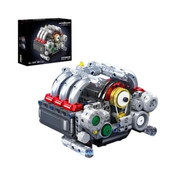 Crianças 609 Pçs Técnico Moc 10193 Automóvel Boxer Motor Carro Modelo ...