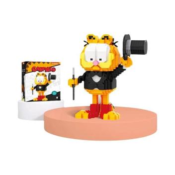 Crianças Garfield Mini Blocos Mágicos Desenhos Animados Gato Anime ...