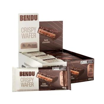 Crispy Wafer Dark Chocolate 12 Unidades 10g Proteína, Zero Lactose e ...