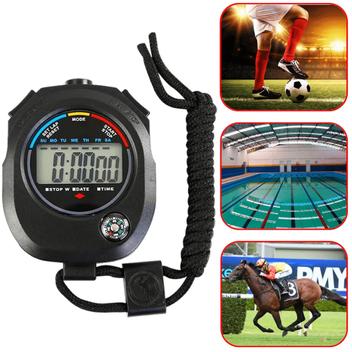 Cronômetro De Mão Digital Profissional Com Bússola Alarme Data/Hora ...