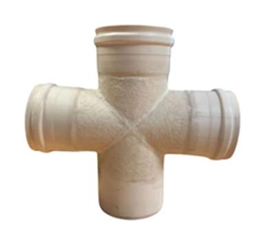 Cruzeta Montada Pvc Esgoto 100mm - Hidroferraz - Tubo para Esgoto ...