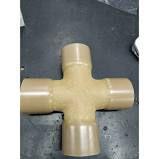 Cruzeta Pvc Marrom Soldável 60mm 2 Polegadas - Infrafort - Conexão ...