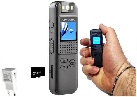 Cs08 Filmadora Gravadora Mini Full Hd 1920x1080 com Cartão micro sd ...