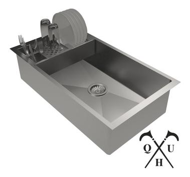 Cuba 70x40 Pia Calha Canal Escorredor Úmido - Technox - Pia e Cuba de ...