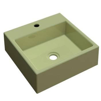 Cuba De Apoio Para Banheiro Quadrada Q355 35x35cm C01 Verde Acqua ...