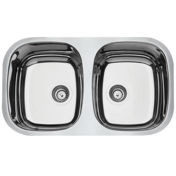 Cuba Dupla de Embutir Isis Aço Inox Alto Brilho 2C 34 BL - Tramontina ...