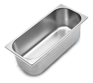 Cuba Gelato Expositor Sorvete Aço Inox Profissional 36x16x12 - Vitrine ...