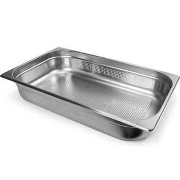 Cuba Inox Gastronômica Perfurada 1/1 Restaurante 14l Buffet Self ...