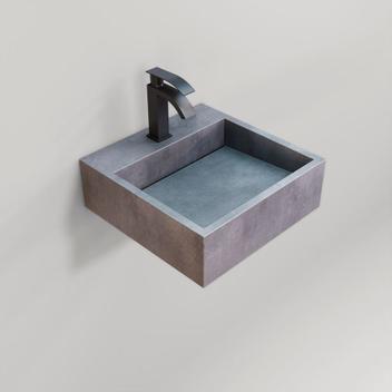 Cuba Luna Concreto com Mesa e Válvula Oculta - 40x40cm - Venturi ...