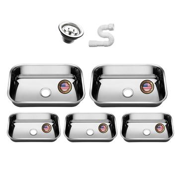 Cuba Pia Inox 56x34x14 430 American 10 Unidades Com Valvulas - AMERICAN ...
