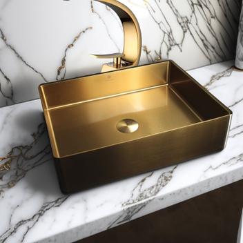 Cuba Retangular Banheiro Aço Inox 304 - Stillus Home - Cuba de Apoio ...