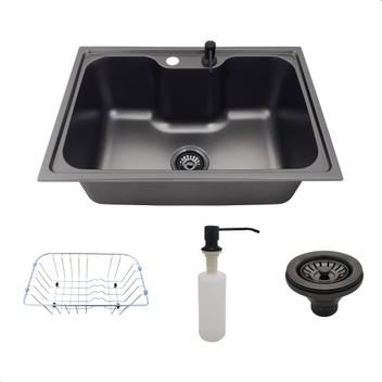 CUBA SIMPLES DE COZINHA 62x43 PRODUZIDA EM AÇO INOX 304 CAC0001_CAC0010 ...
