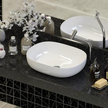 Cuba Sobrepor Banheiro de Cerâmica Verona - Mármore Sintético ...