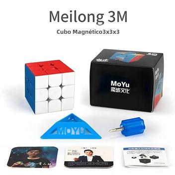 Cubo De Velocidade Magnético MoYu Meilong 2x2 3x3 4x4 5x5 6x6 7x7 ...