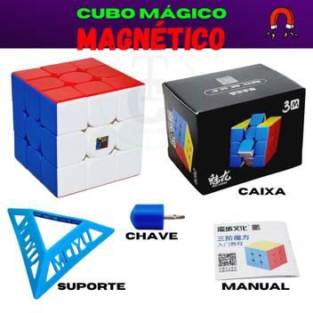 Cubo mágico magnético 3x3x3 moyu meilong 3M - Cubo Mágico - Magazine Luiza