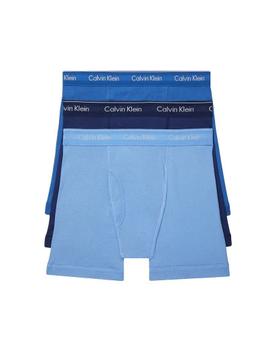 Cueca boxer Calvin Klein Classics de algodão para homens, pacote com 3 ...