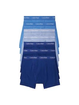 Cueca boxer Calvin Klein Classics de algodão para homens, pacote com 7 ...