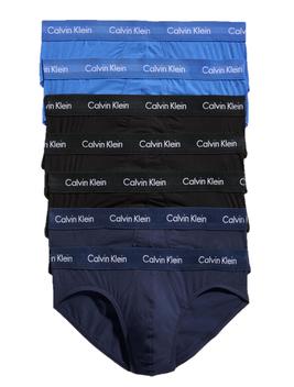 Cueca Calvin Klein Cotton Stretch, pacote com 7 cuecas de quadril ...