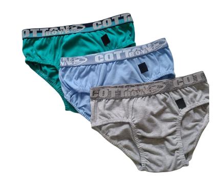 Cueca Infantil 100% Algodão Kit 5 peças Cueca Menino Criança elastico ...