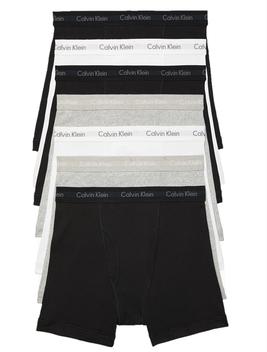 Cuecas Boxer Calvin Klein Cotton Classics - Pacote com 7 Unidades ...