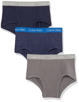 Cuecas íntimas Calvin Klein Modern Cotton Boys, pacote com 3 - Cueca ...