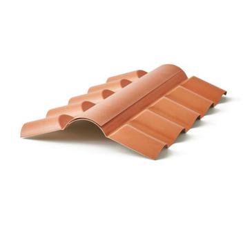 Cumeeira central colonial - precon - ceramica 56x86cm kit c/ 10 un ...