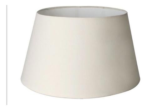 Cúpula para Abajur luminária Grande Cone de Tecido Algodão Soquete Nacional Ref 77 - TANGERINA ...