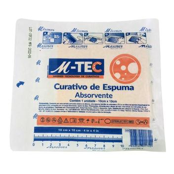 Curativo De Espuma Absorvente Com Silicone Missner 10X10Cm - Curativo ...