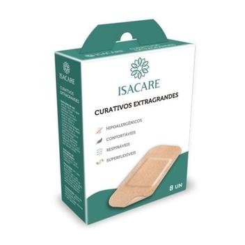 Curativo Extra Grande 8 Unidades Isacare - Curativo - Magazine Luiza