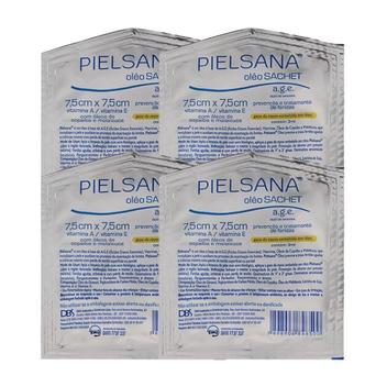 Curativo Gaze de Rayon Em Óleo Sachet 7,5 cm x 7,5 cm (PIELSANA) - KIT ...
