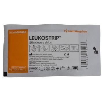 Curativo Ponto Falso Leukostrip Smith Nephew 13mm X 102mm com 6 Tiras ...