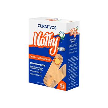 Curativos Cor Bege Para Pequenos Ferimentos 35 Unidades Nathy Care ...