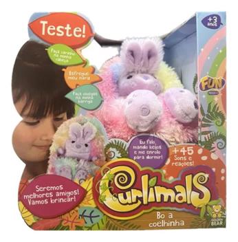 Curlimals Bo A Coelhinha Eletronica Fun - Pelúcia - Magazine Luiza