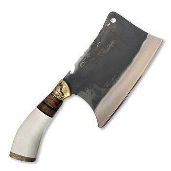 Cutelo Artesanal Patron Chifre Branco Inox 3mm Personalizado - Cutelo ...