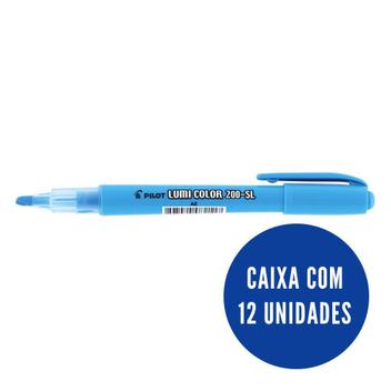 CX Marca texto azul c/12 Pilot - Masterprint - Caneta Marca Texto ...