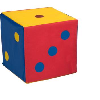 Dado espumado pedagogico 10x10cm - ldm - Brinquedos Educativos ...