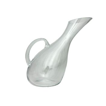 Decanter Inclinado Para Vinhos Em Vidro com Alça 1,5L Jarra Para Vinho ...